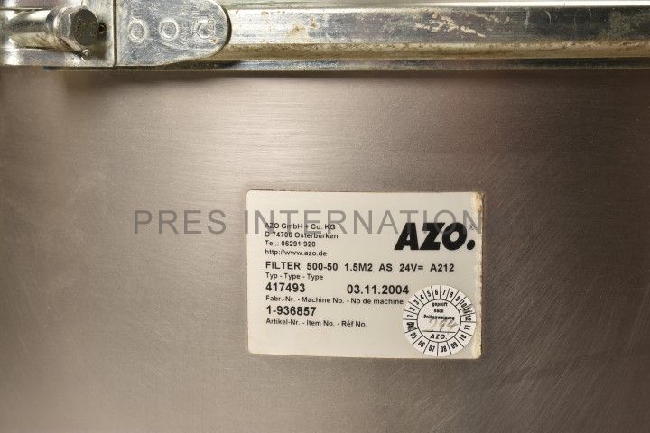 Filterunit AZO 500-50