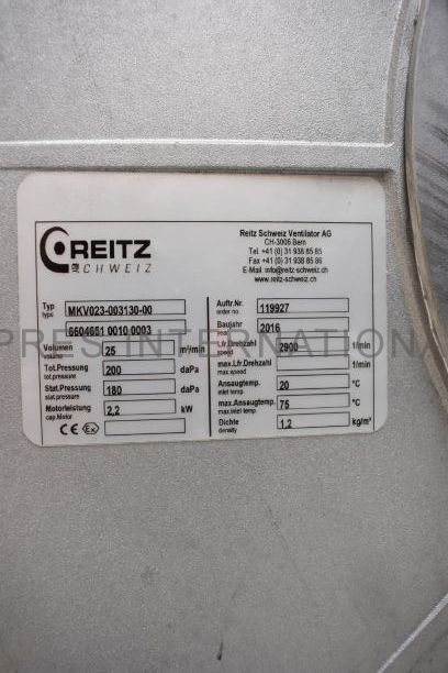 Filterunit Bühler MVRW 9/12 ex