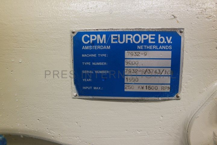 Pellet press CPM 7932-9
